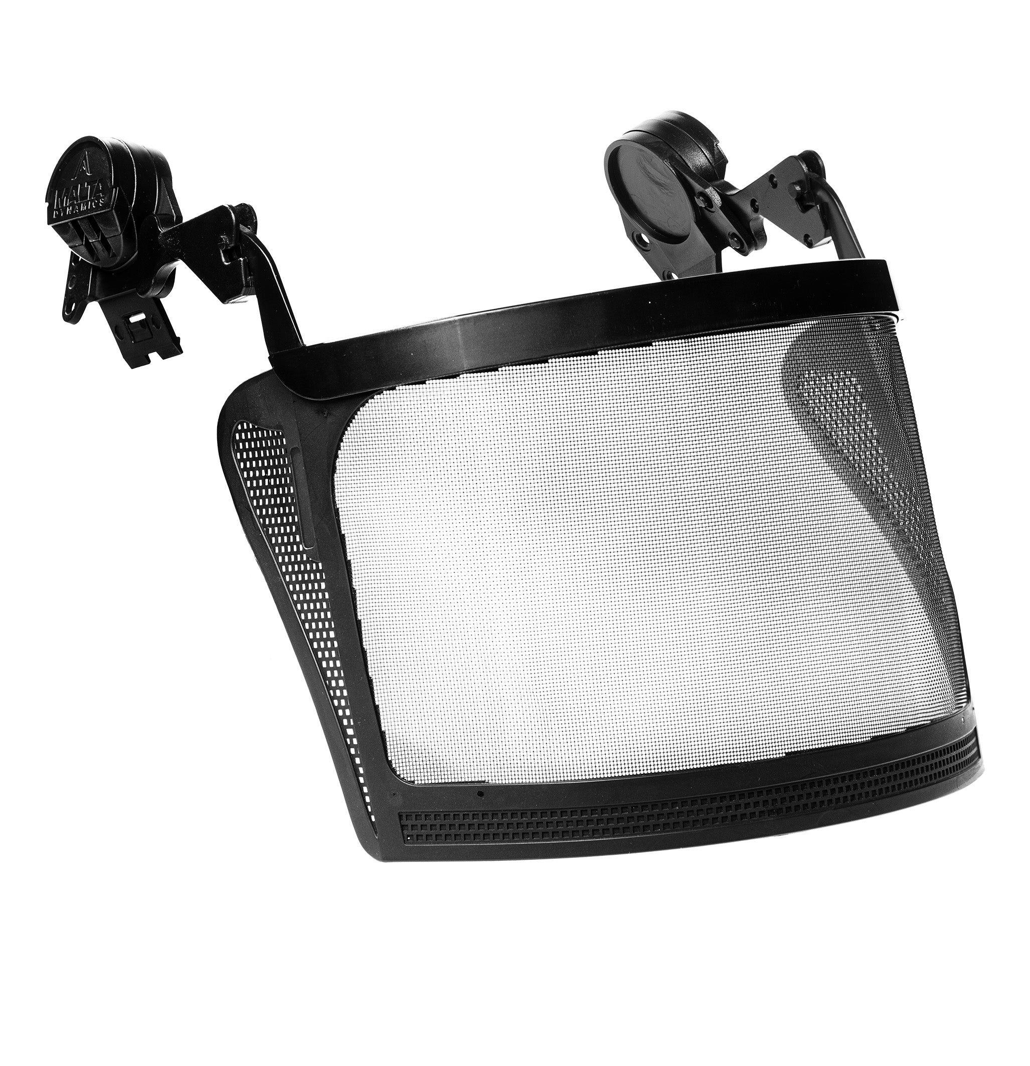 Mesh Face Shield & Mounting Clips | Hard Hat Face Shield – Malta Dynamics
